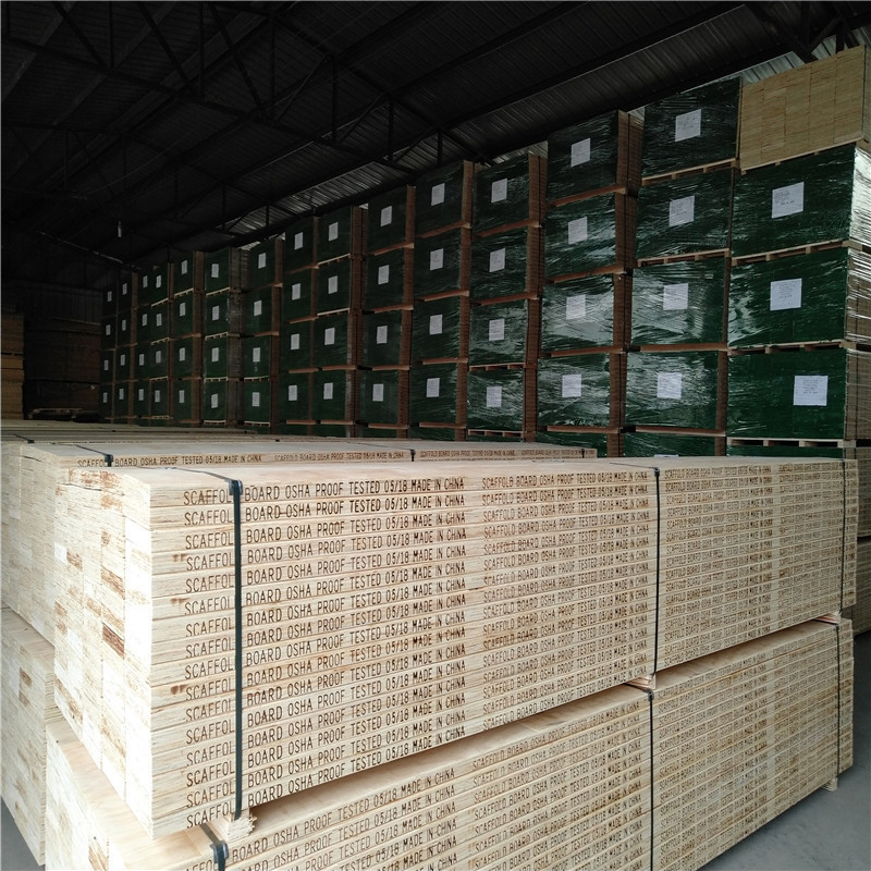 38mm Osha laminated scaffolding boards for construction pine ...